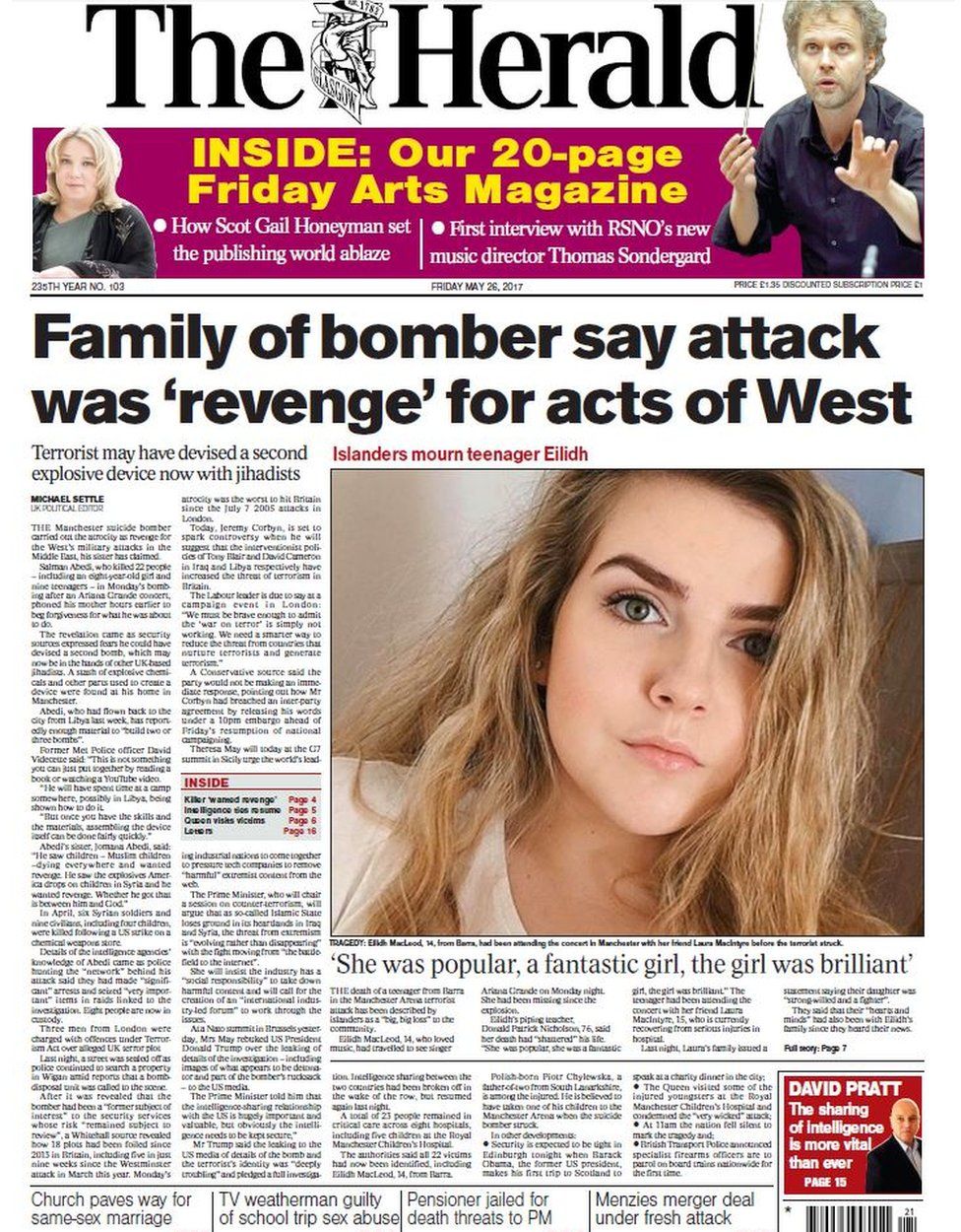 Scotland's papers: Fears over second device - BBC News