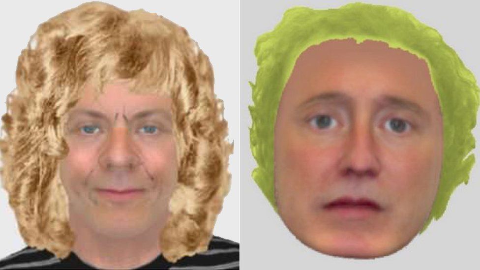 In e-fits of laughter: Farcical faces from the police - BBC News