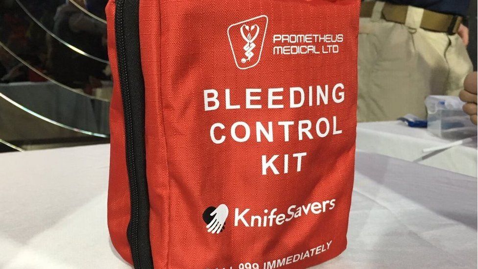 Bleed kits set to be installed in Oswestry town centre - BBC News