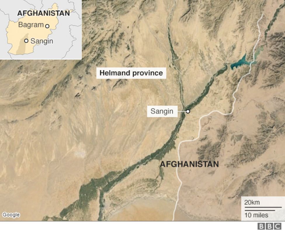 Afghanistan Taliban: Militants 'close to capturing' Sangin - BBC News