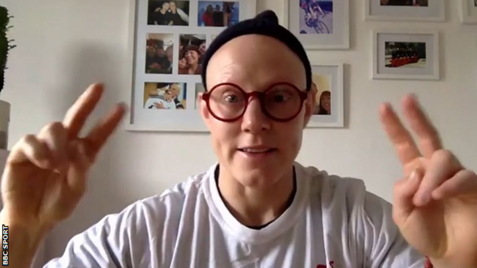 Heather Fisher: Rugby player opens up on her life with alopecia - BBC Sport