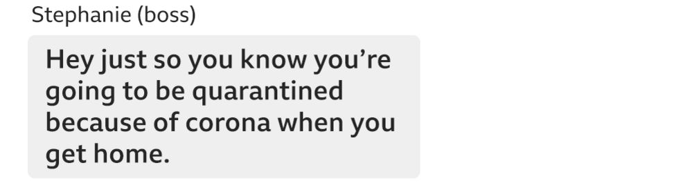 We asked for your first Covid text messages. These are your stories ...