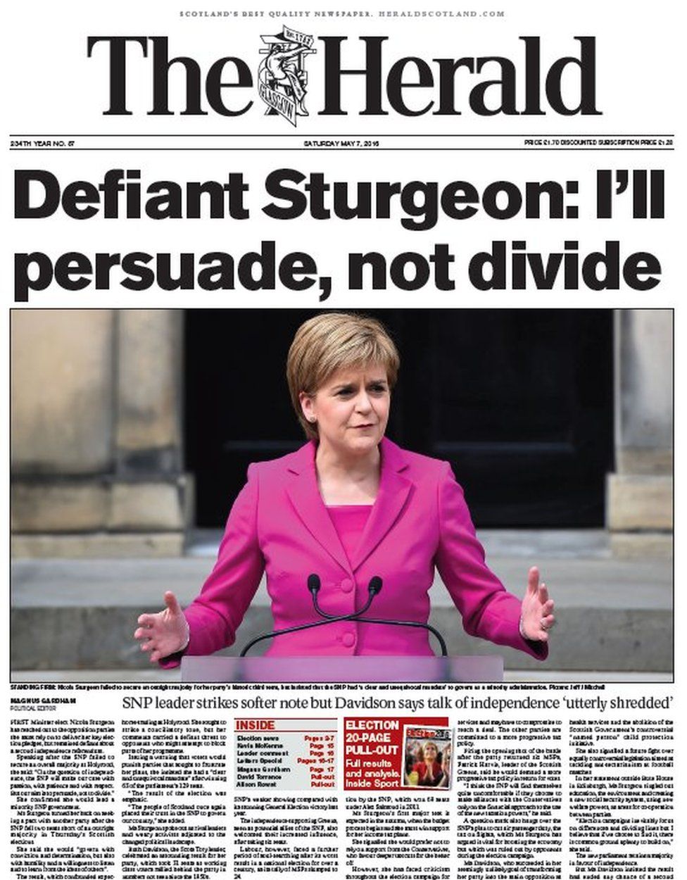 SNP 'go it alone' and Tory 'roar' - BBC News