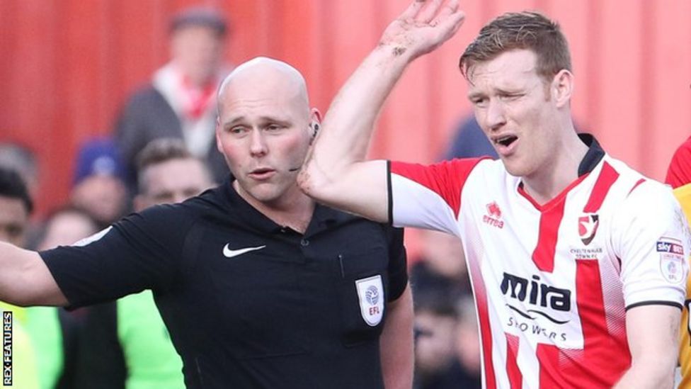 Kyle Storer: Cheltenham Town midfielder banned for four games - BBC Sport