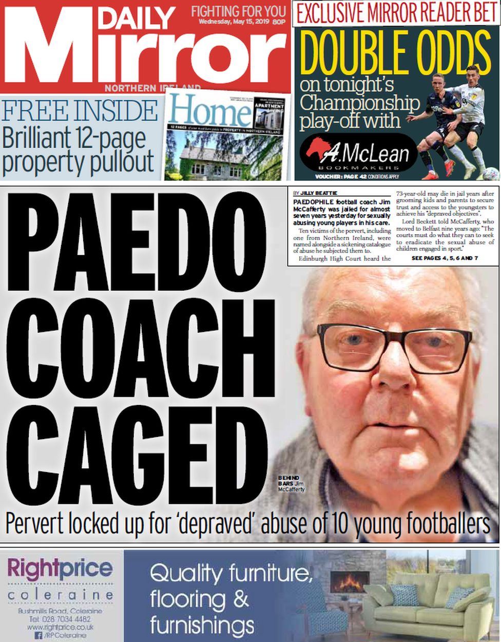 NI newspapers: Child mauled and social media abuse tragedy - BBC News