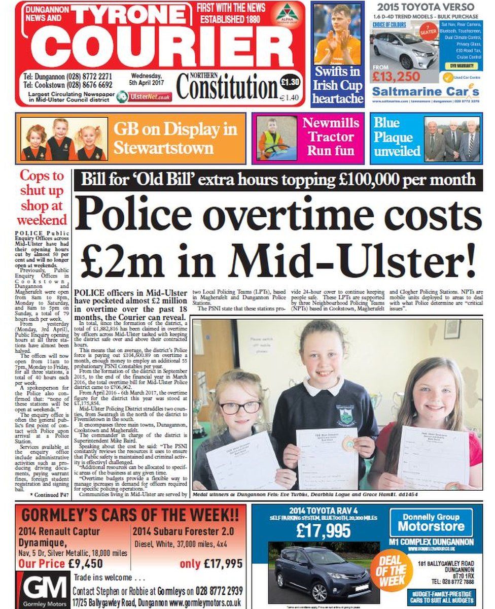 Weekly newspaper review: An Armagh daredevil, a campervan and a 'booze ...