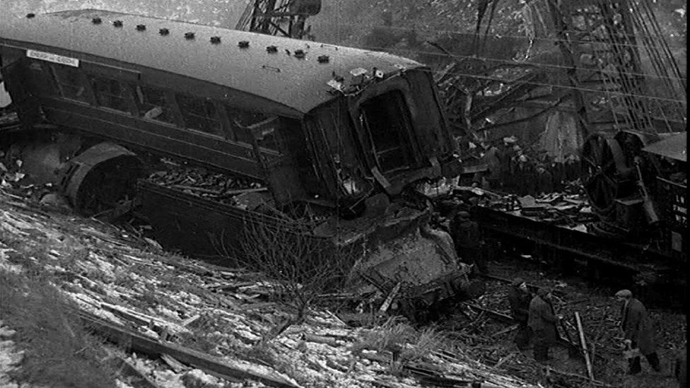 Memorial marks 80 years since Castlecary train disaster - BBC News