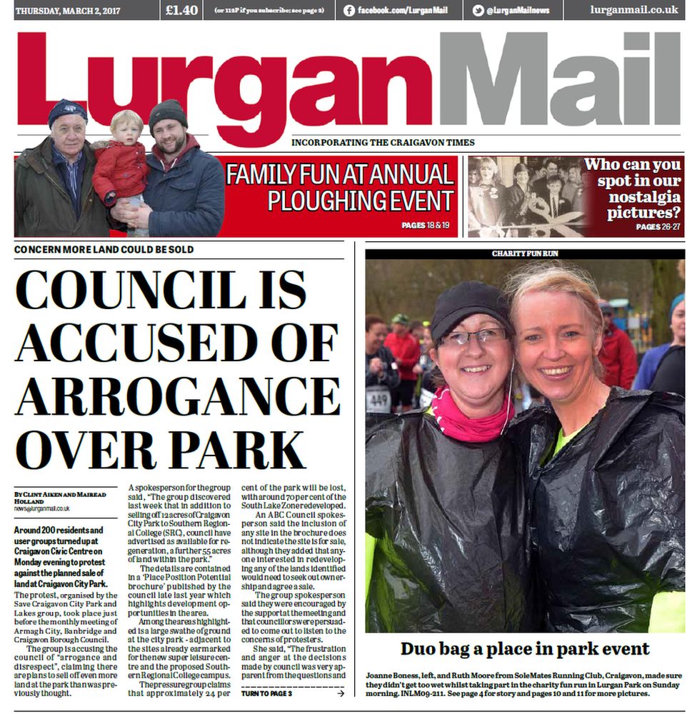 Newspaper review: True love and an unwelcome visitor - BBC News