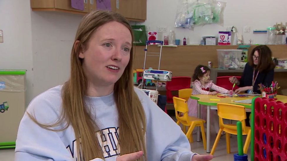 Heart transplant girl Evie Green marks a year in Freeman hospital - BBC ...