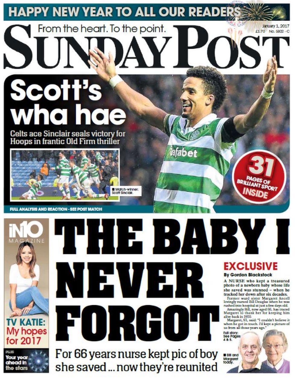 Scotland's papers: New year celebrations and welfare cuts - BBC News