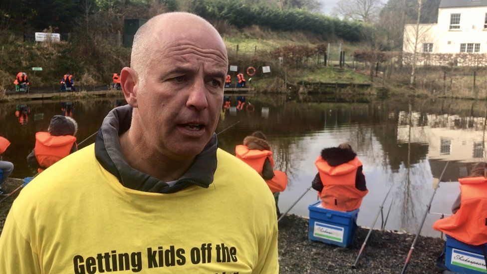 Belfast schools angling for peace in Dromore - BBC News