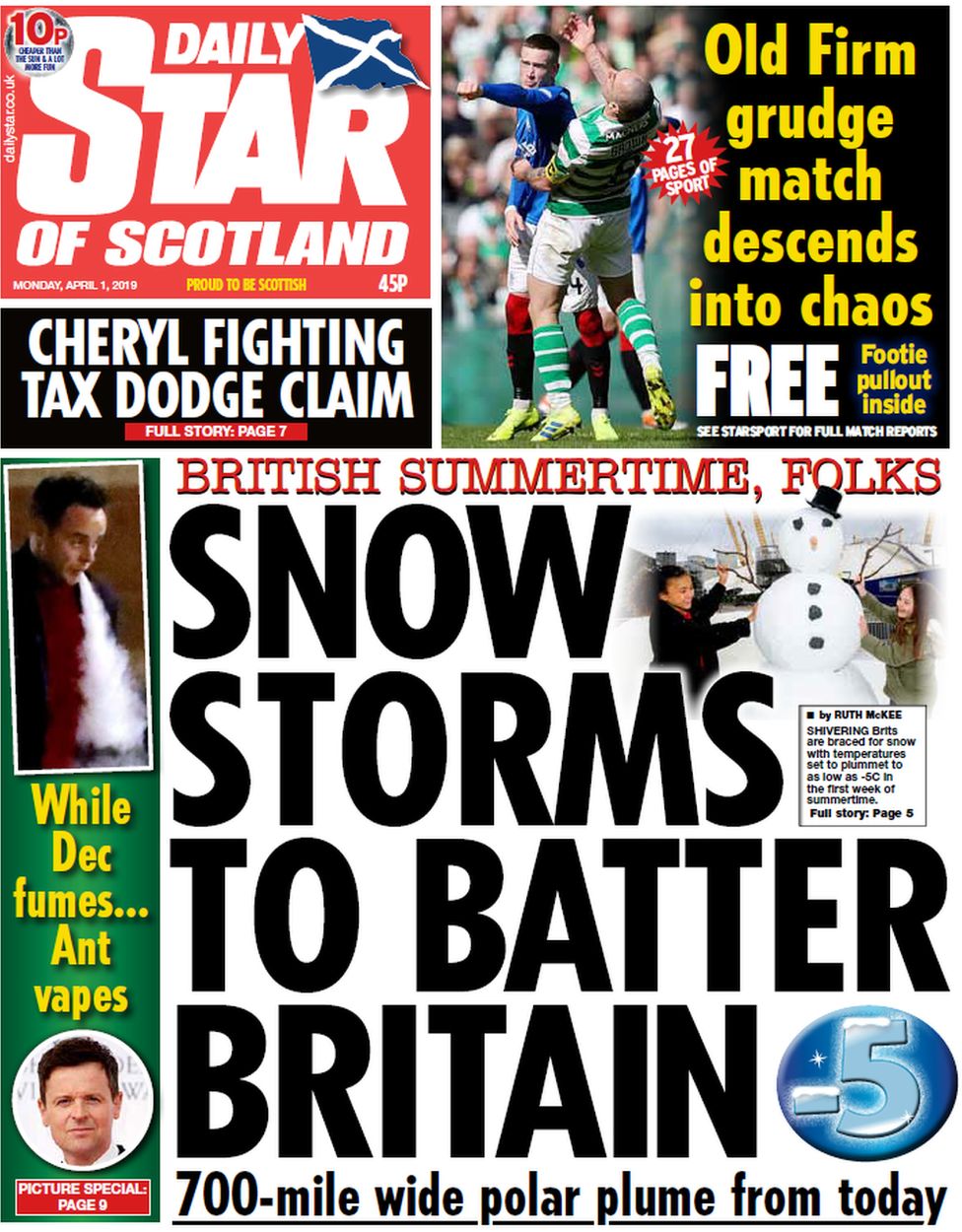 Scotland's papers: Old Firm fall-out and Brexit 'compromise' - BBC News