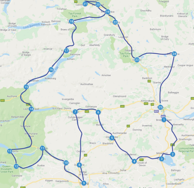 New Perthshire road tour hopes to avoid rival's traffic troubles - BBC News
