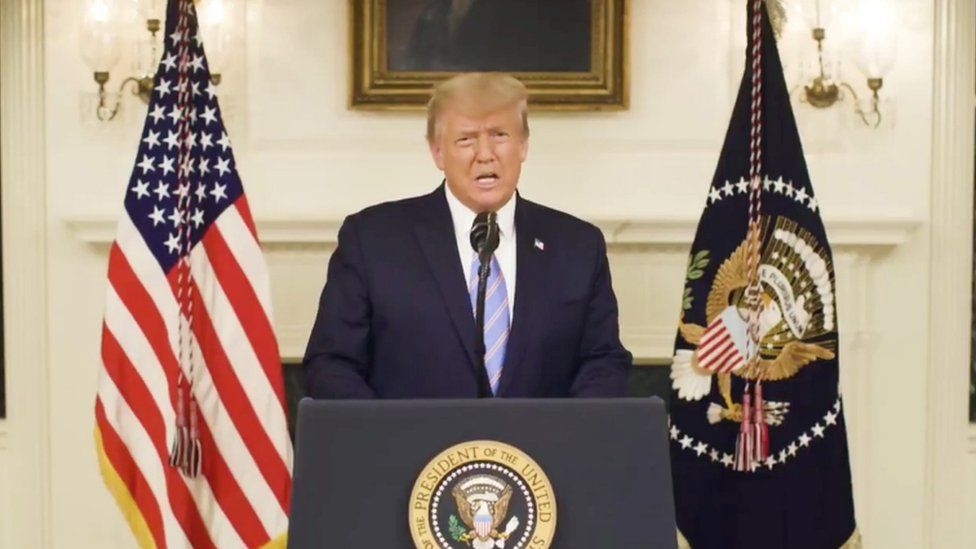 Washington DC riots: Donald Trump condemns what happened in the Capitol ...