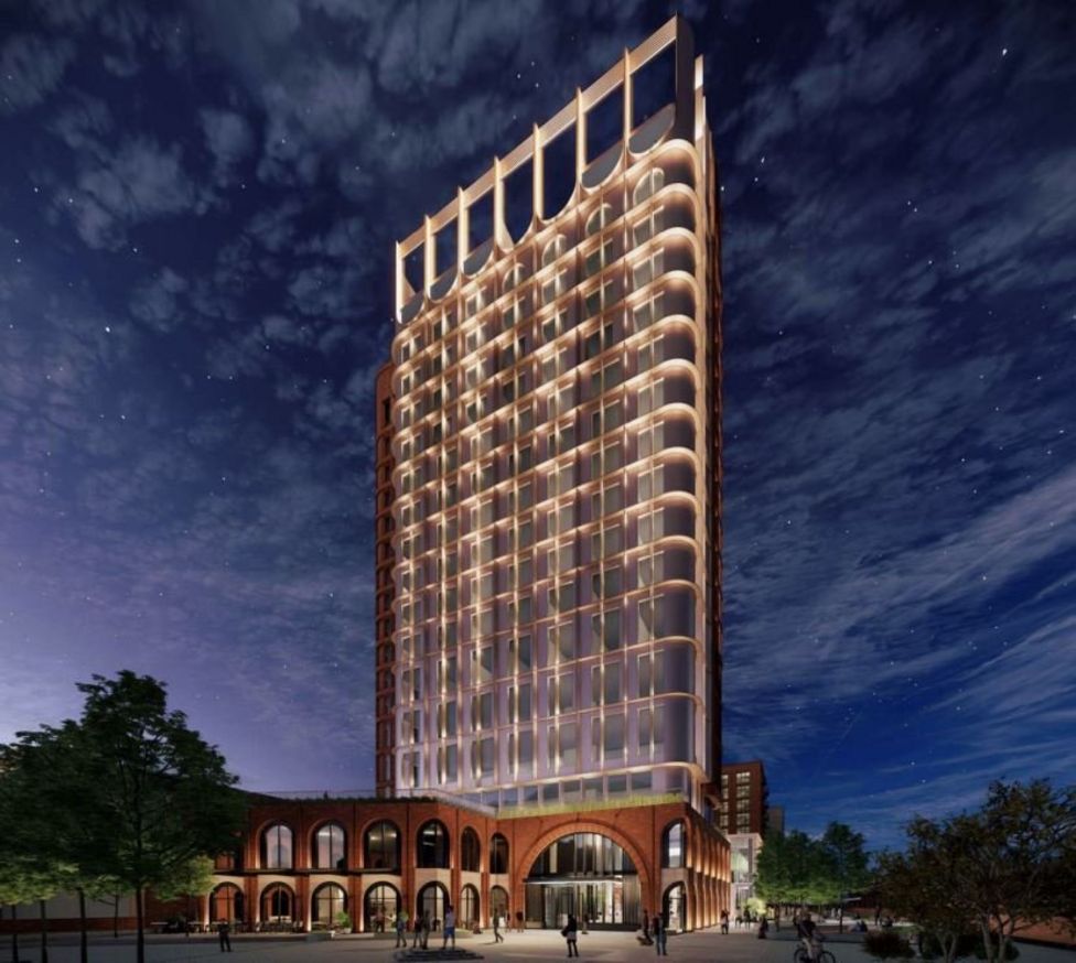 Plans for 18-storey Nottingham hotel get go-ahead - BBC News