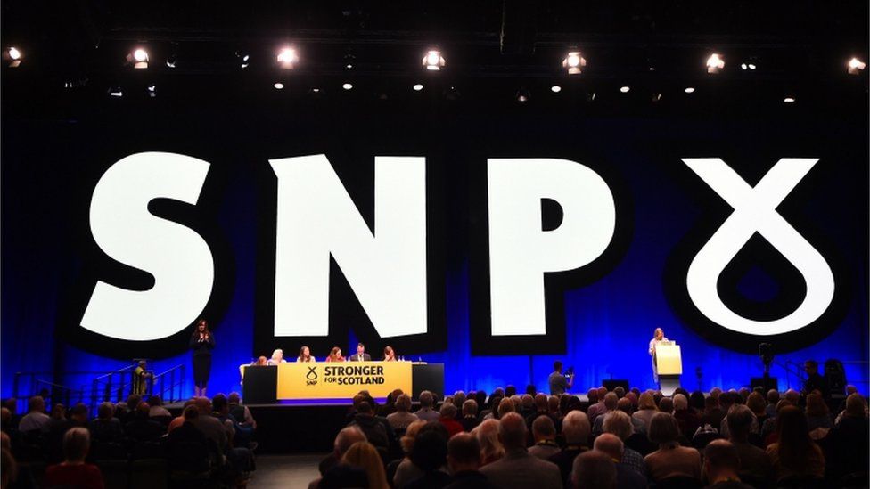 A faintly surreal SNP conference - BBC News