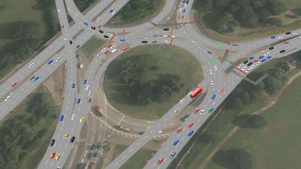 £13m upgrade for M4 junction in Newport to ease traffic - BBC News