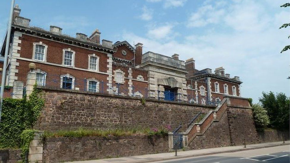 Drugs thrown over HMP Exeter walls 'almost daily' - BBC News