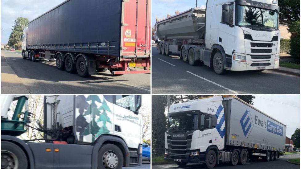 Baston: Village creates by-law to stop lorry access - BBC News