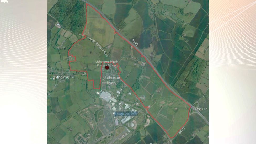 Outline plan for Gaydon's 2,000-home village approved - BBC News