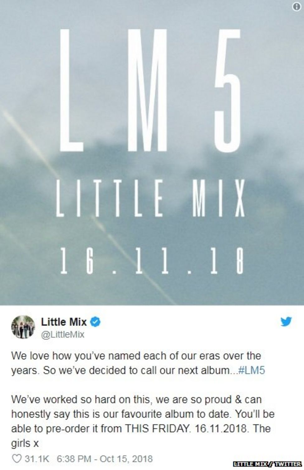 Little Mix's LM5: Five things to expect from group's new album - BBC ...