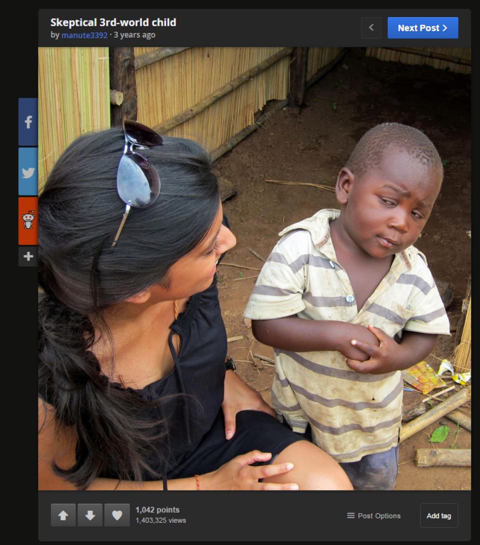 'Sceptical Third World Child': What a viral picture tells us about child poverty in Africa - BBC ...
