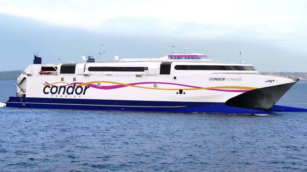 Passenger numbers reduced on Condor ferry - BBC News