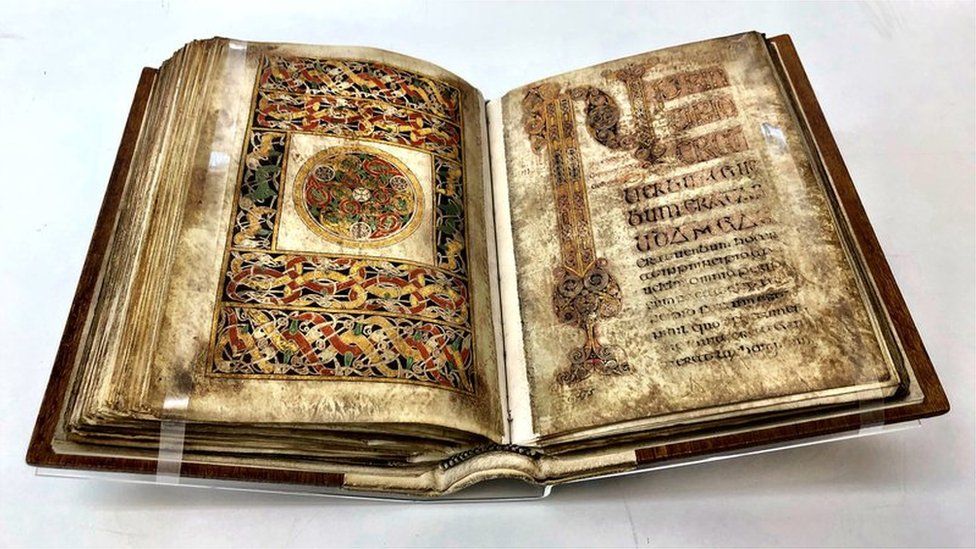 Book of Durrows loaned to British Library for exhibition - BBC News