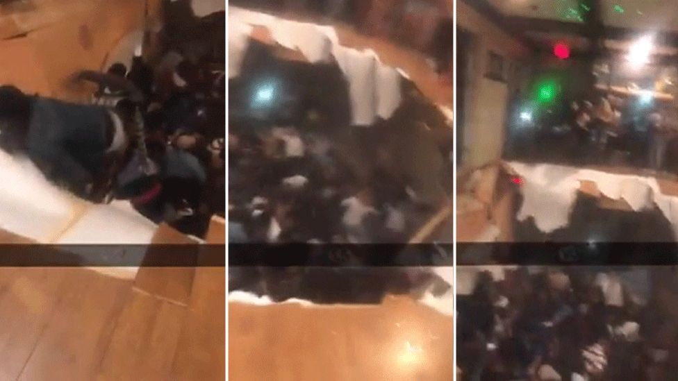 Clemson University: Floor collapse injures 30 in South Carolina - BBC News