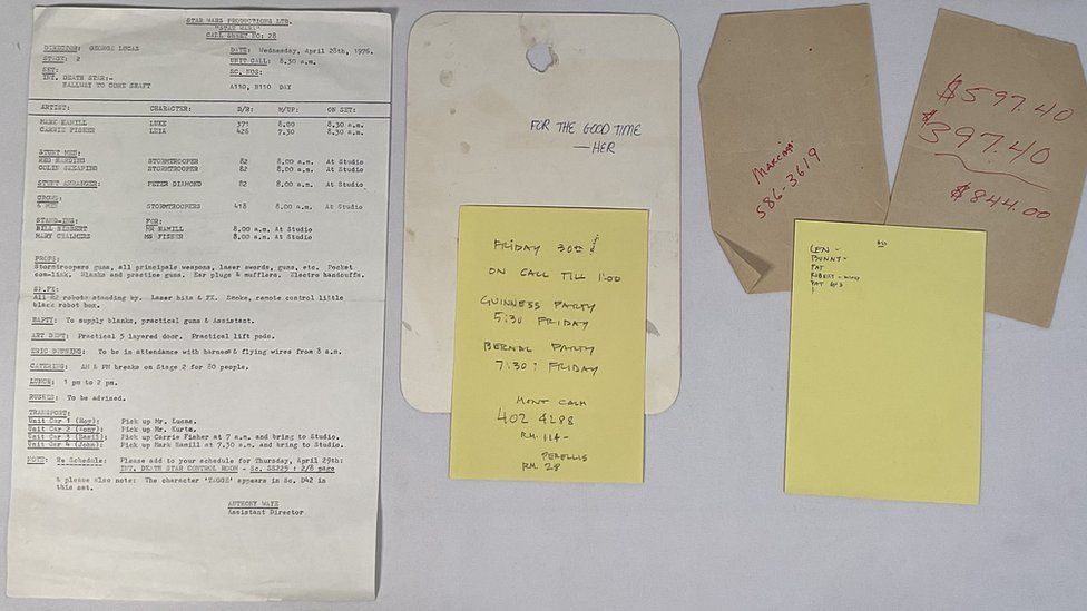 Star Wars: Story of how Harrison Ford's script ended up in London flat ...