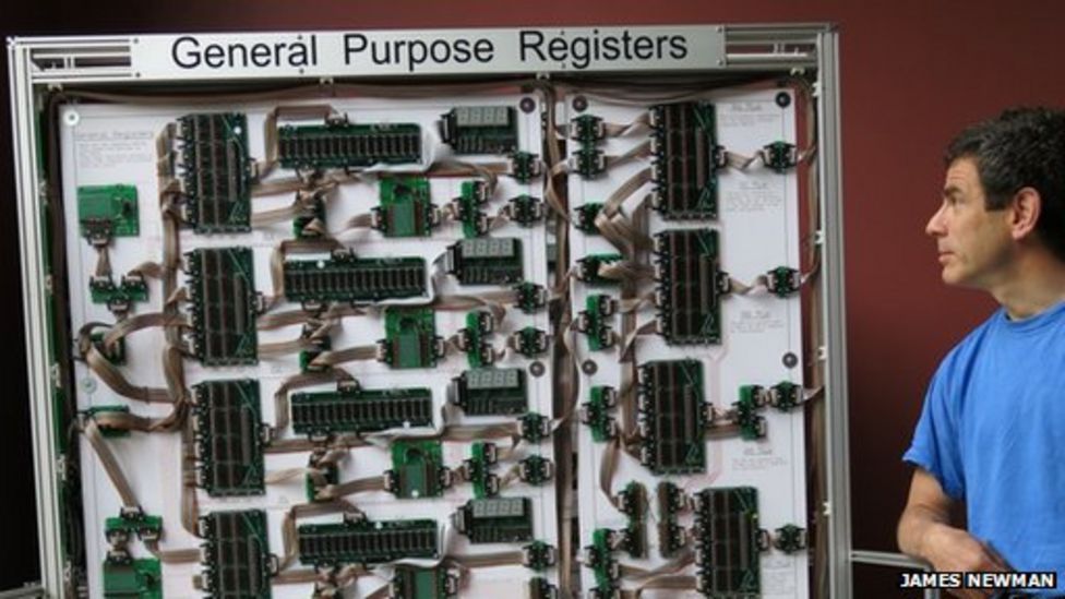Man builds giant computer at home - BBC News