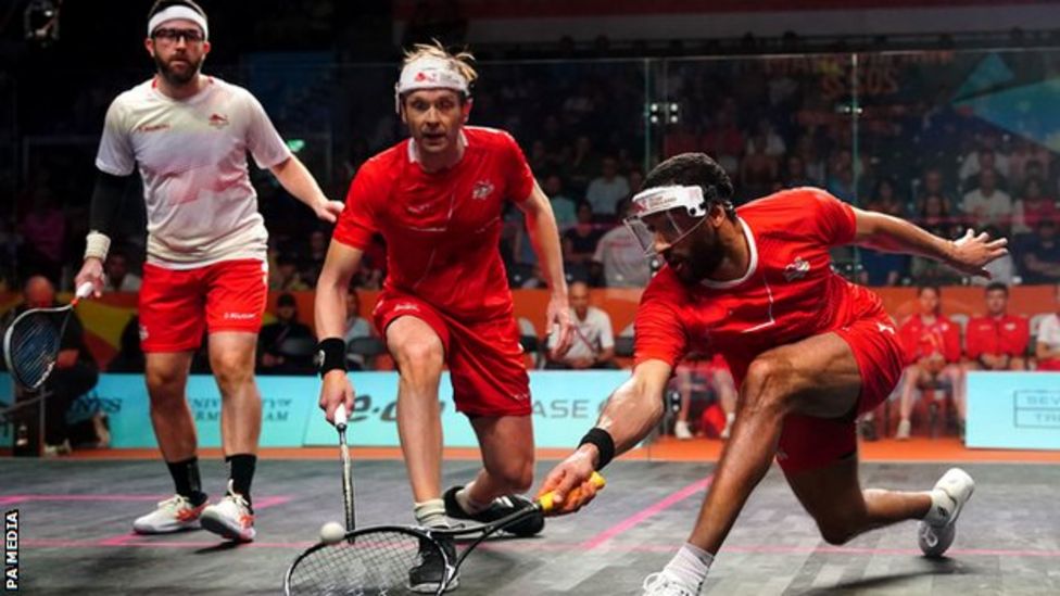 Commonwealth Games: England's James Willstrop and Declan James win men's doubles squash gold ...
