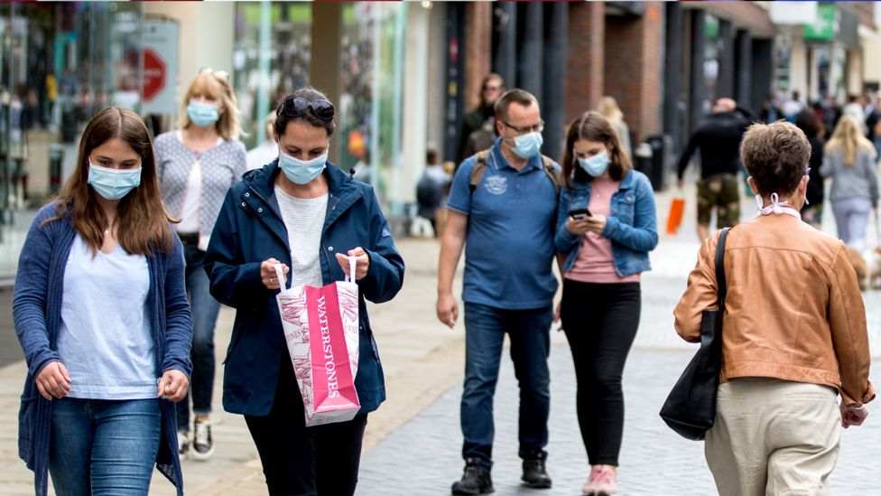 Coronavirus: Face masks in shops to be mandatory in Wales - BBC News
