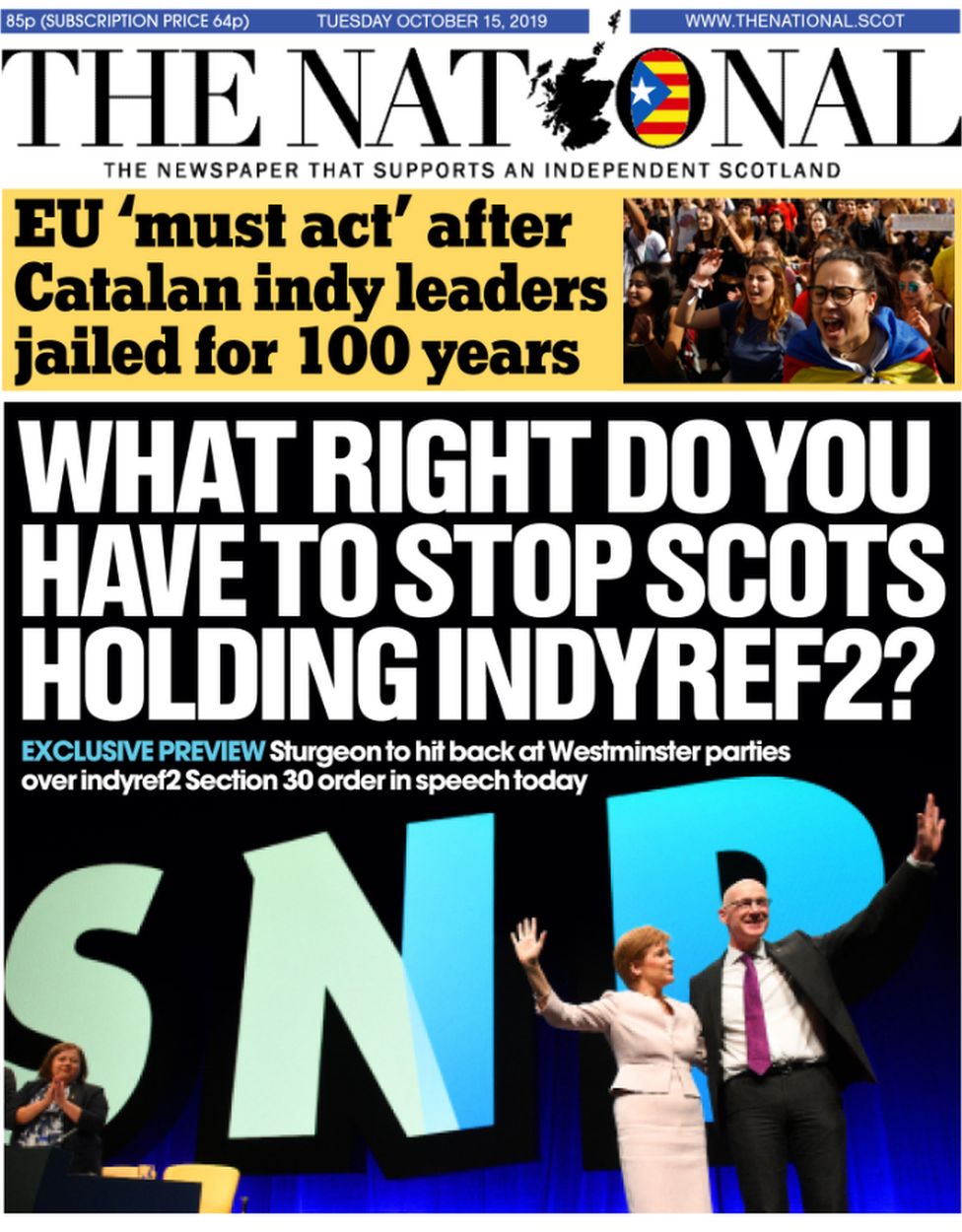 Scotland's papers: SNP court 'threat' and Gascoigne on trial - BBC News