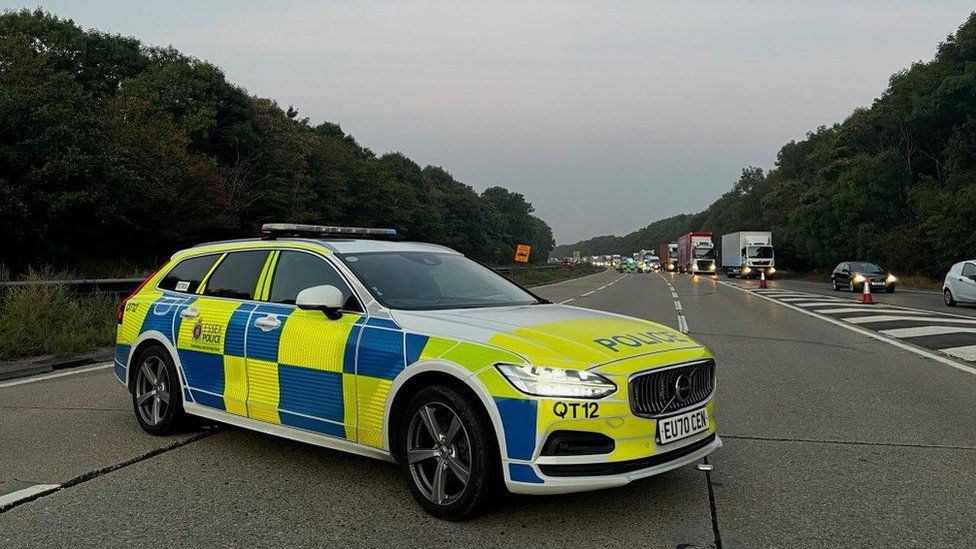 Man arrested after motorcyclist dies in A12 crash near Colchester - BBC ...