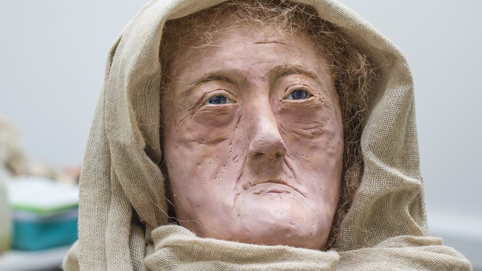 Student recreates the face of a druid from Stornoway - BBC News