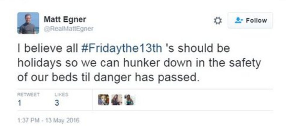 Friday 13th: Lucky for some - BBC News