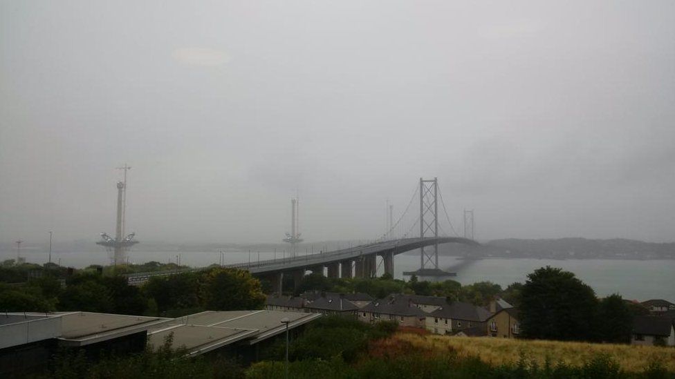 Forth bridges reopen after controlled explosion - BBC News