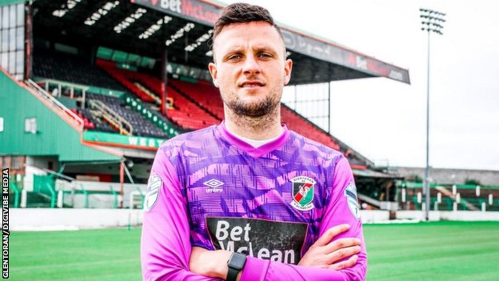 Irish Premiership: Goalkeeper Ross Glendinning joins Glentoran from ...