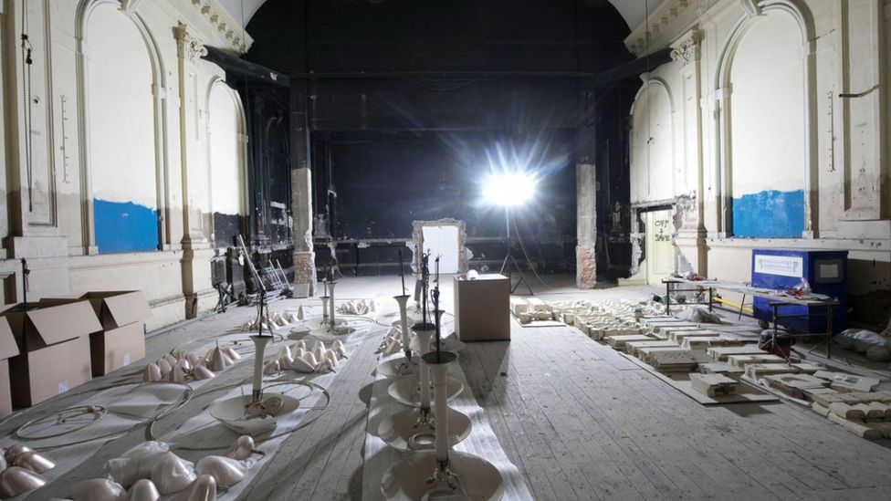 Bristol's Colston Hall demolition work begins - BBC News