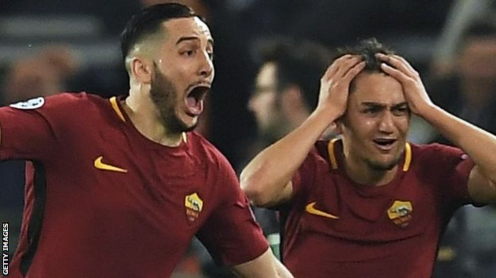 Roma 3-0 Barcelona (agg: 4-4) - BBC Sport