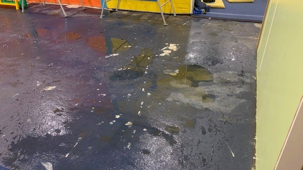 Sutton Coldfield gym suffers thousands of pounds of storm damage - BBC News