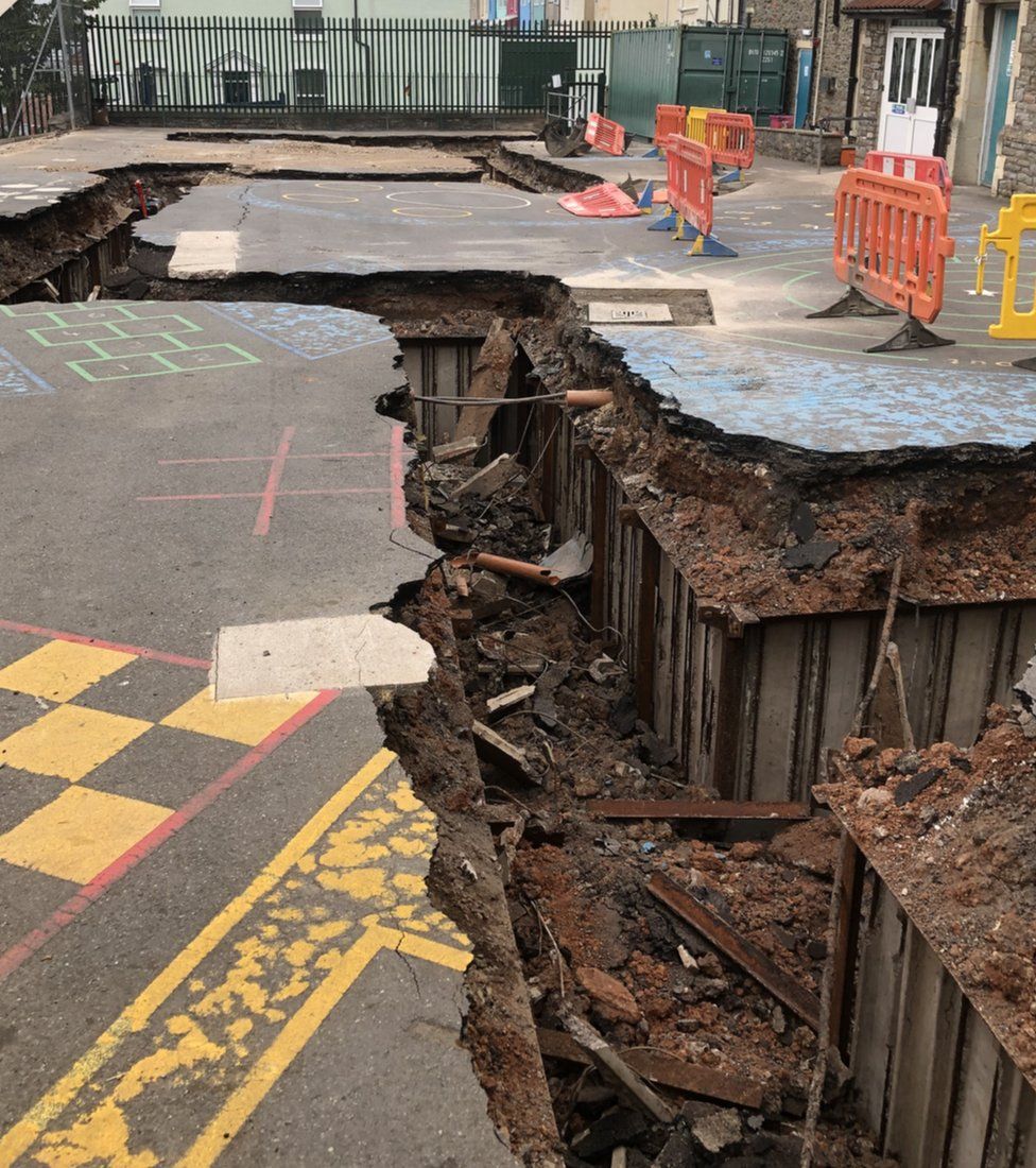 Four WW2 bunkers found under Bristol primary schools - BBC News