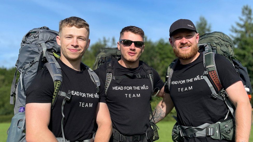 Trio set to embark on charity mountain trek - BBC News