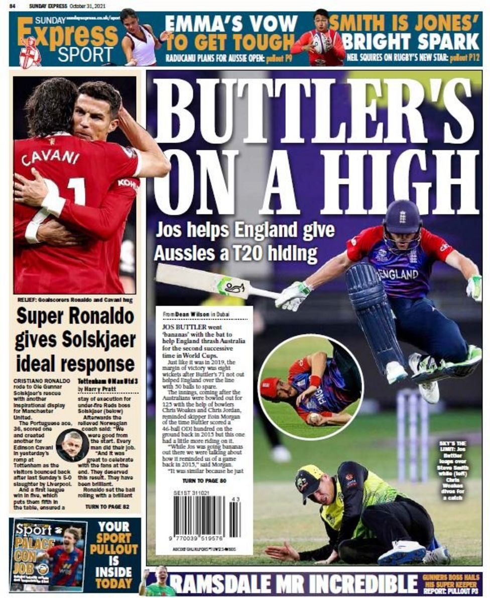 Sunday's back pages - BBC Sport