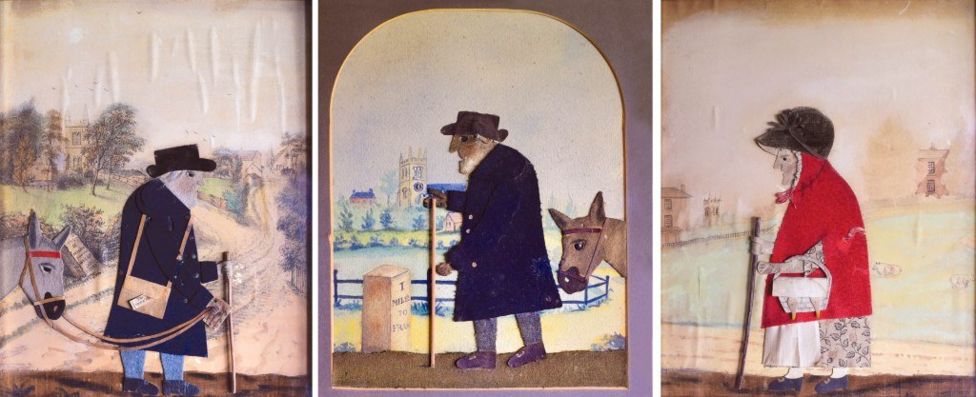 Stolen George Smart paintings recovered seven years after theft - BBC News