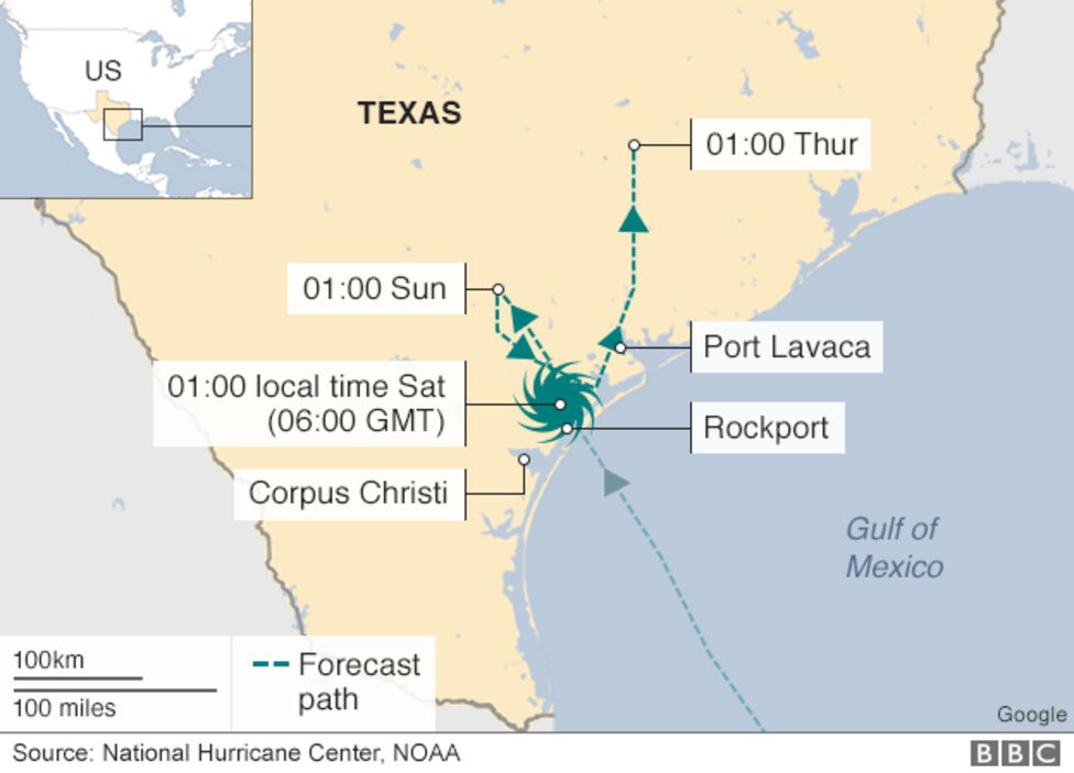 In maps: Houston and Texas flooding - BBC News
