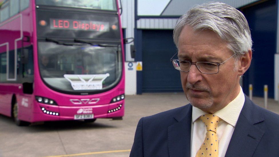 Wrightbus head hopeful on NI manufacturing sector - BBC News