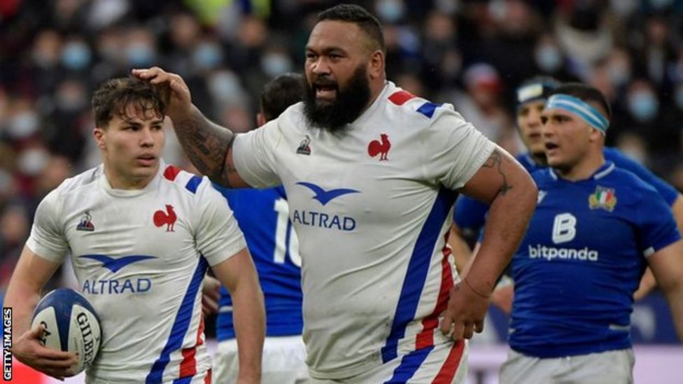 Uini Atonio: France's 23st, Shakespeare-quoting prop - BBC Sport