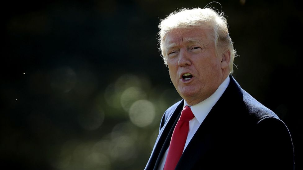 Donald Trump Prepared To Apologise For Britain First Retweets Bbc News